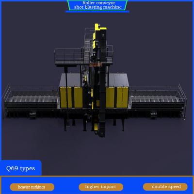 Cina Conveyor Transporting Roller Through Shot Blasting Machine for Industrial Applications in vendita