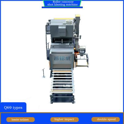 Cina Electric Customized Roller Conveyor Shot Blasting Machine for Different Dimensions in vendita