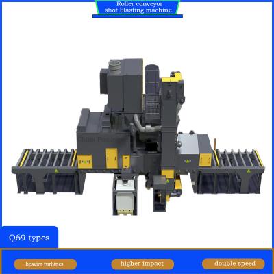 Cina Electric Customized Roller Conveyor Shot Blasting Machine for Different Dimensions in vendita