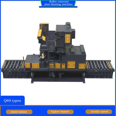 Cina Electric Customized Roller Conveyor Shot Blasting Machine for Different Dimensions in vendita