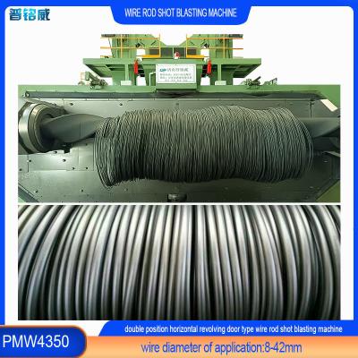 China Rust/Corrosion Proof Wire Rod Coil Shot Blasting Machine for High Carbon Steel Wires Te koop