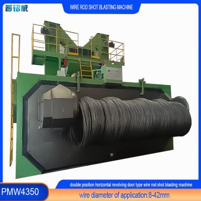 China Wire Rod Coil Shot Blasting Equipment Customization in Wire Surface Cleaning Industry Te koop