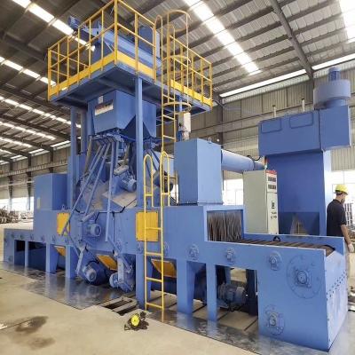 Cina Customized Multiple Colors Steel Plate Shot Blasting Machine for Your Manufacturin in vendita