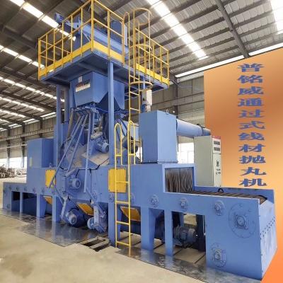 Cina Customized Multiple Colors Steel Plate Shot Blasting Machine for Your Manufacturin in vendita
