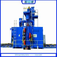 China Electric Fuel High Cleanliness Profiles Roller Through Type Shot Blasting Machine for sale