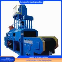 China Electric Fuel High Cleanliness Profiles Roller Through Type Shot Blasting Machine for sale