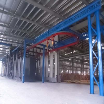 China 20 Years Experience Hanging Hook Overhead Shot Blasting Machines for Standard Section for sale