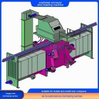 China Light Metal Casting Overhead Shot Blasting Machine with Customization and Multiple Hooks for sale