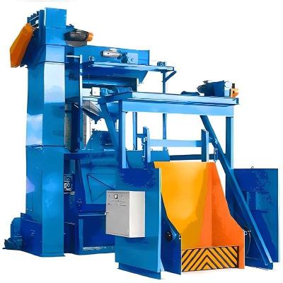 China Electric Customized Rubber Tracked Shot Blasting Machine for Metal Surface Degreasing for sale