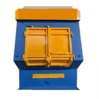 China Customized Cleaning Workpiece Surface Rubber Type Tumble Belt Shot Blasting Machine for sale