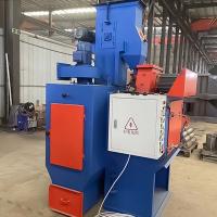 China Customized Cleaning Workpiece Surface Rubber Type Tumble Belt Shot Blasting Machine for sale