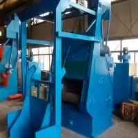 China Customized Cleaning Workpiece Surface Rubber Type Tumble Belt Shot Blasting Machine for sale