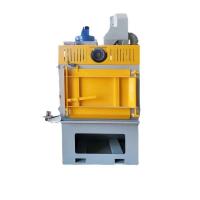 China Customized Cleaning Workpiece Surface Rubber Type Tumble Belt Shot Blasting Machine for sale