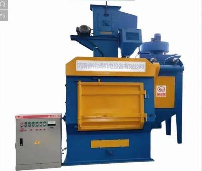 Cina Rotary Abrator Tumble Rubber Belt Shot Blasting Machine for Metal Surface Treatment in vendita