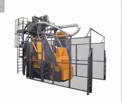 Cina Rotary Abrator Tumble Rubber Belt Shot Blasting Machine for Metal Surface Treatment in vendita