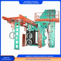 China Multiple Hooks Catenary-Through Abrator Shot Blasting Machine for Mill Scale Removal for sale
