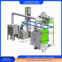 China Multiple Hooks Catenary-Through Abrator Shot Blasting Machine for Mill Scale Removal for sale