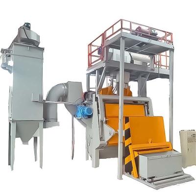 Cina SA2.5 Grade Rubber Crawler Shot Blasting Machine for Customized Small Parts up to 25kg in vendita