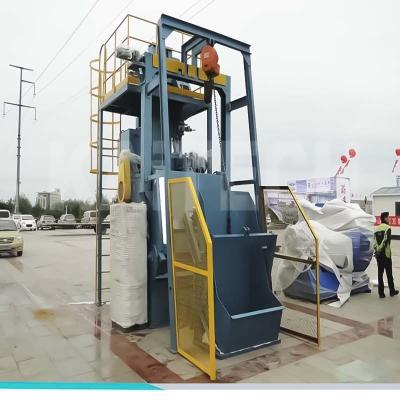 China Crawler Shot Blasting Machine with Loading and Unloading Line 25kg Max Single Weight for sale
