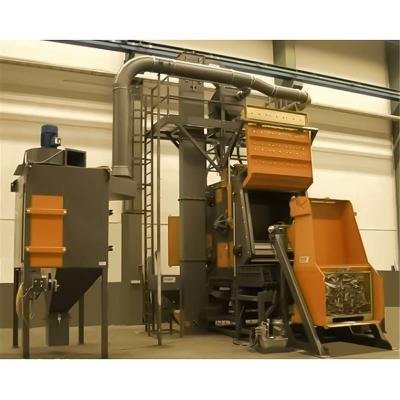 Cina Q32 Series Rubber Tumble Belt Shot Cleaning Machine for Cleaning Surface Imperfections in vendita