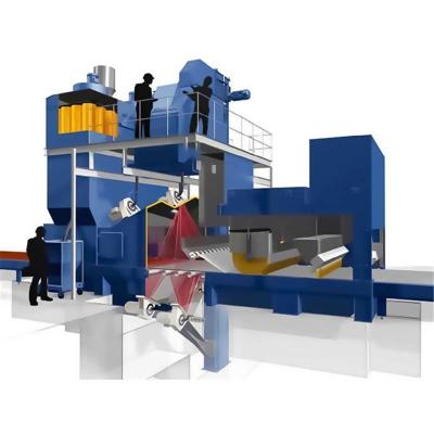 Cina Small Tumble Belt Shot Blasting Machine for Custom Any Size Automatic and Electric in vendita