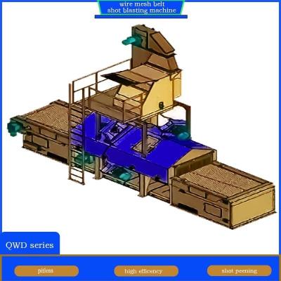 中国 Wire Mesh Belt Shot Blasting Machine for General Cleaning Thin Walls Parts Customization 販売のため