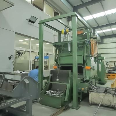 Cina Small Sized Workpieces Cleaning with Rubber Tumble Belt Abrator Shot Blasting Peening in vendita