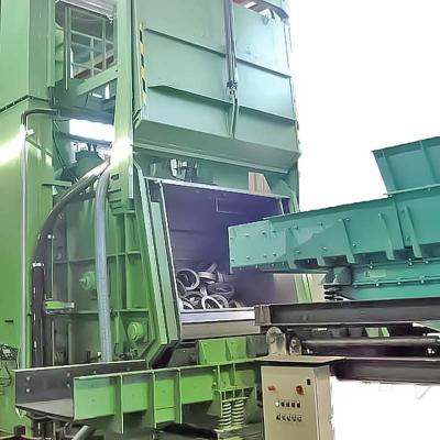 Cina Small Sized Workpieces Cleaning with Rubber Tumble Belt Abrator Shot Blasting Peening in vendita