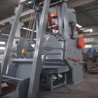 China Advanced Rubber Tumble Belt Shot Blasting Machine with Automatic Loading and Unloading for sale