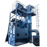 China Advanced Rubber Tumble Belt Shot Blasting Machine with Automatic Loading and Unloading for sale