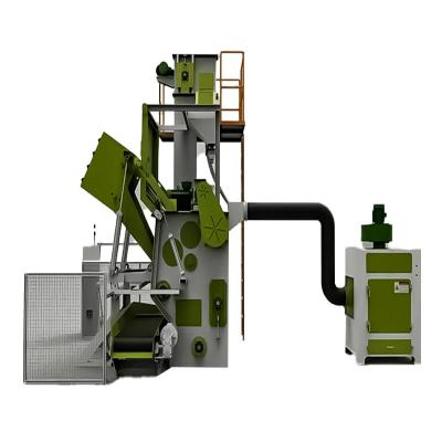 Cina Customized Crawler Rubber Belt Shot Blasting Machine with Bag Dust Collector Guaranteed in vendita