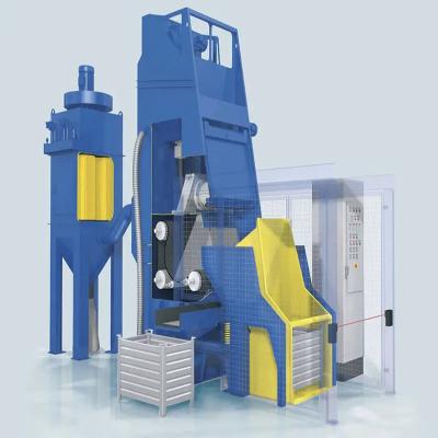 Cina Customized Crawler Rubber Belt Shot Blasting Machine with Bag Dust Collector Guaranteed in vendita