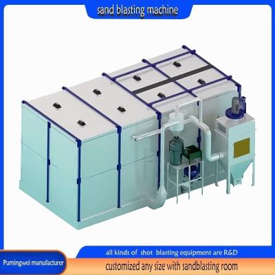 Cina Advanced Multiple Colors Sandblasting Booth Equipment for Customized Production Needs in vendita