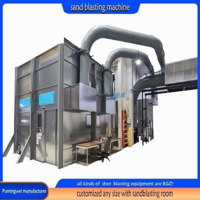 Cina Advanced Multiple Colors Sandblasting Booth Equipment for Customized Production Needs in vendita
