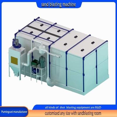 Cina Advanced Multiple Colors Sandblasting Booth Equipment for Customized Production Needs in vendita