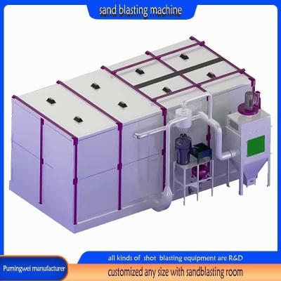 Cina Advanced Multiple Colors Sandblasting Booth Equipment for Customized Production Needs in vendita