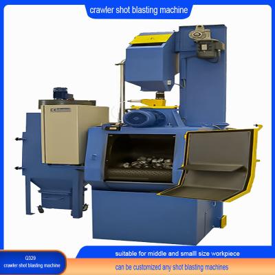 China High Cleanliness Tumble Belt Shot Blasting Machine with Continuous Molded Rubber Belt for sale