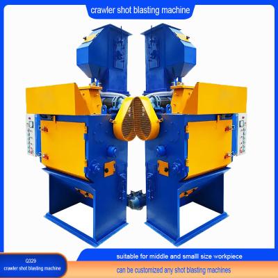 China High Cleanliness Tumble Belt Shot Blasting Machine with Continuous Molded Rubber Belt for sale
