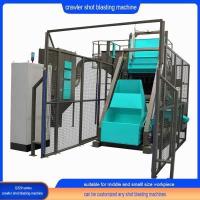 Cina Electric Rubber Belt Tumble Shot Blasting Machine for Cleaning Workpiece Surface Made in vendita