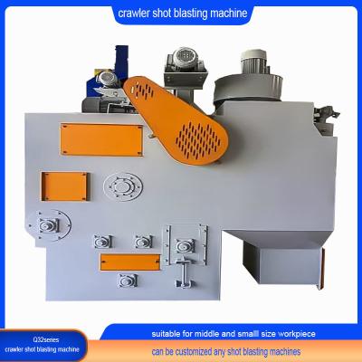 China Customized Q3210 Multiple Colors Crawler Belt Shot Blasting Machine for Small Forgings à venda