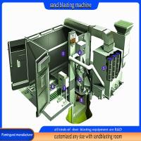 China Advanced Performance Process Sandblasting Booth for Customized Cleaning Solutions for sale