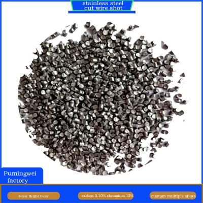 China High Hardness HRC 32-50 Round Shape Stainless Steel Cut Wire Shot for Durable Blasting à venda