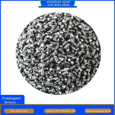 China High Hardness HRC 32-50 Round Shape Stainless Steel Cut Wire Shot for Durable Blasting à venda