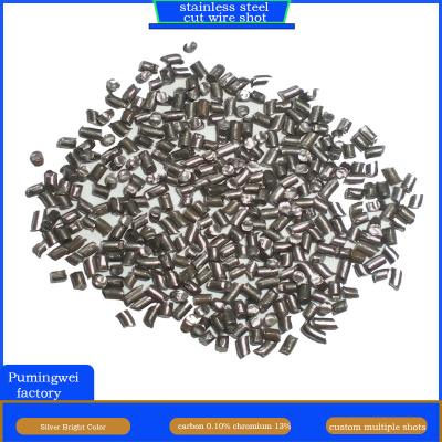 China High Hardness HRC 32-50 Round Shape Stainless Steel Cut Wire Shot for Durable Blasting à venda