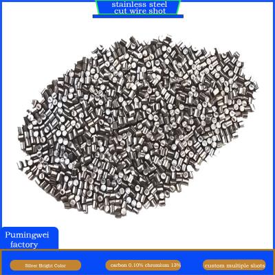 China High Hardness HRC 32-50 Round Shape Stainless Steel Cut Wire Shot for Durable Blasting à venda