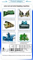 China Customizable Single Station Round Wire Shot Blasting Machine for Large-Scale Production for sale