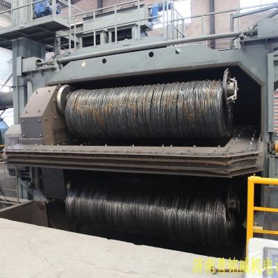 China Customized Wire Drawing Plant Disc Shot Blasting Machine 15 Tons Per Hour Efficiency for sale