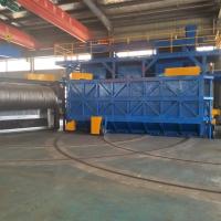 China Remote Control Operation Special Round Wire Shot Blasting Machine for Spring Industry for sale
