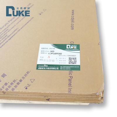 Cina Nessuno strato acrilico del contrassegno di plastica acrilico dello strato 12mm del segno dell'odore duro in vendita