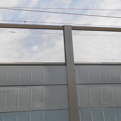 China Transparent Acrylic Sound Barrier Anti Noise Acrylic Sheet For Highway for sale